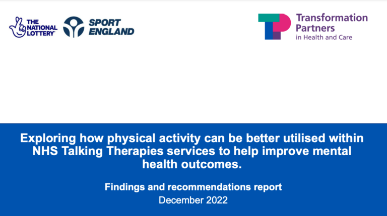 Strategy development - Transformation Partners in Health and Care
