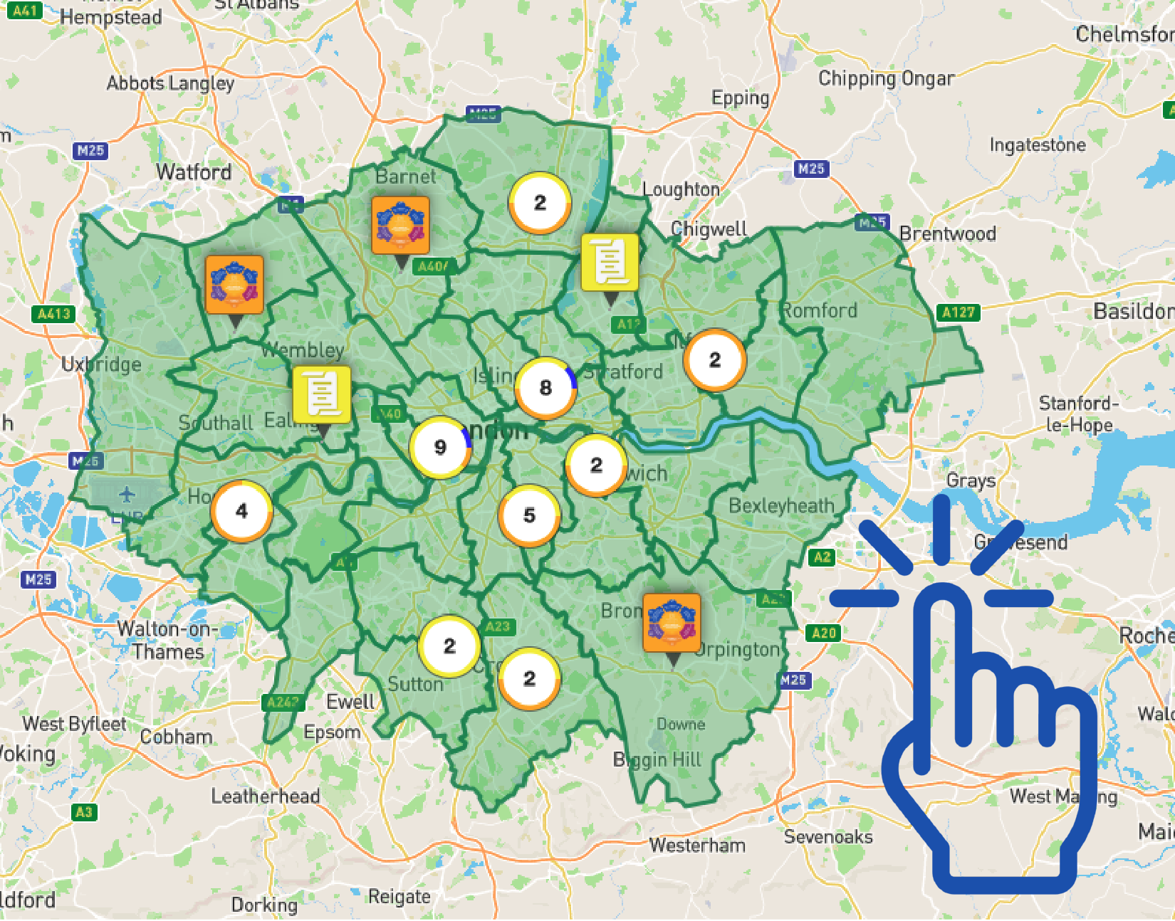 The London Social Prescribing Map - Transformation Partners in Health ...